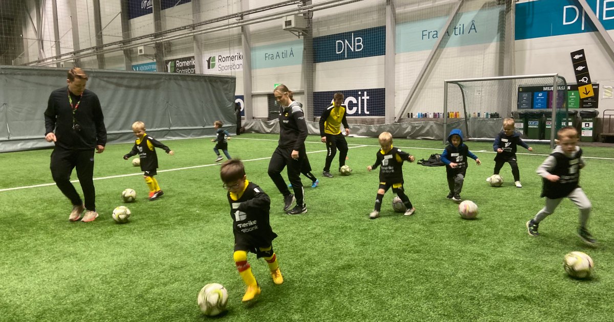 2019-kullet i gang: 70 barn på livets første fotballtrening / Lillestrøm
