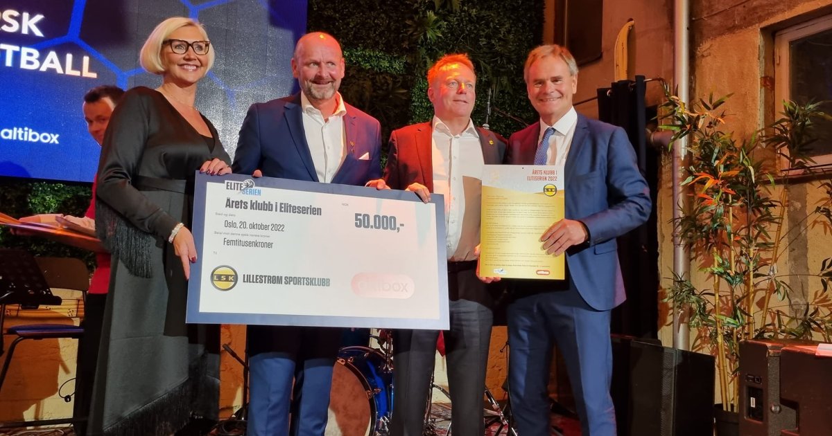 Årets klubb kåret av Norsk Toppfotball: Lillestrøm Sportsklubb ...