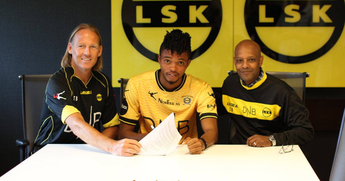 Charles Chinedu Ezeh (19) signerte for LSK / Lillestrøm