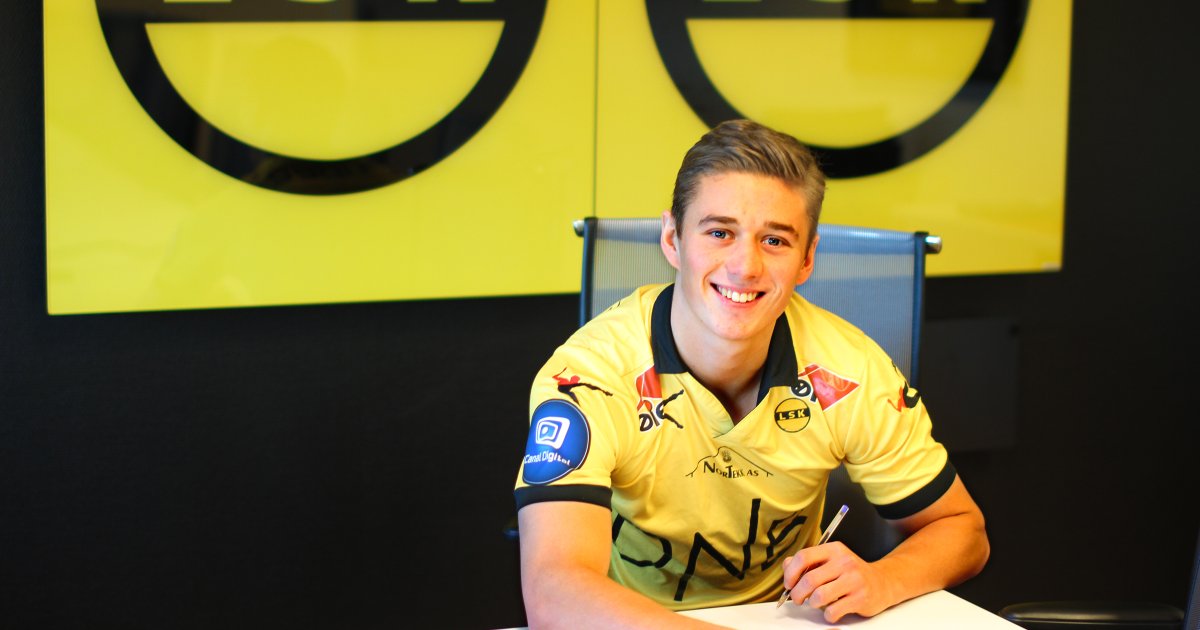 Fredrik Krogstad signerte ny kontrakt / Lillestrøm Fredrik Krogstad signerte ny kontrakt / Lillestrøm