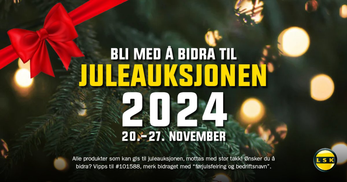 Juleauksjonen er i gang: Gjør et gave-kupp før jul! / Lillestrøm