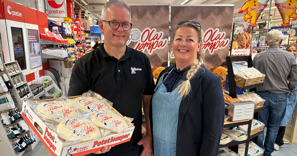 Ola Lompa deler ut gratis lomper på LSK - Brann / Lillestrøm