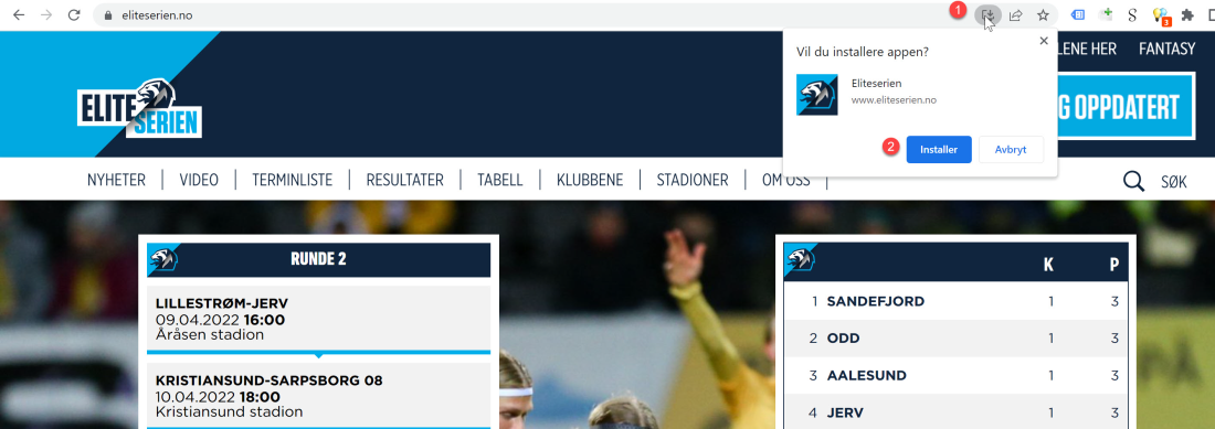 Slik laster du ned appene til Eliteserien og OBOS-ligaen / Lillestrøm