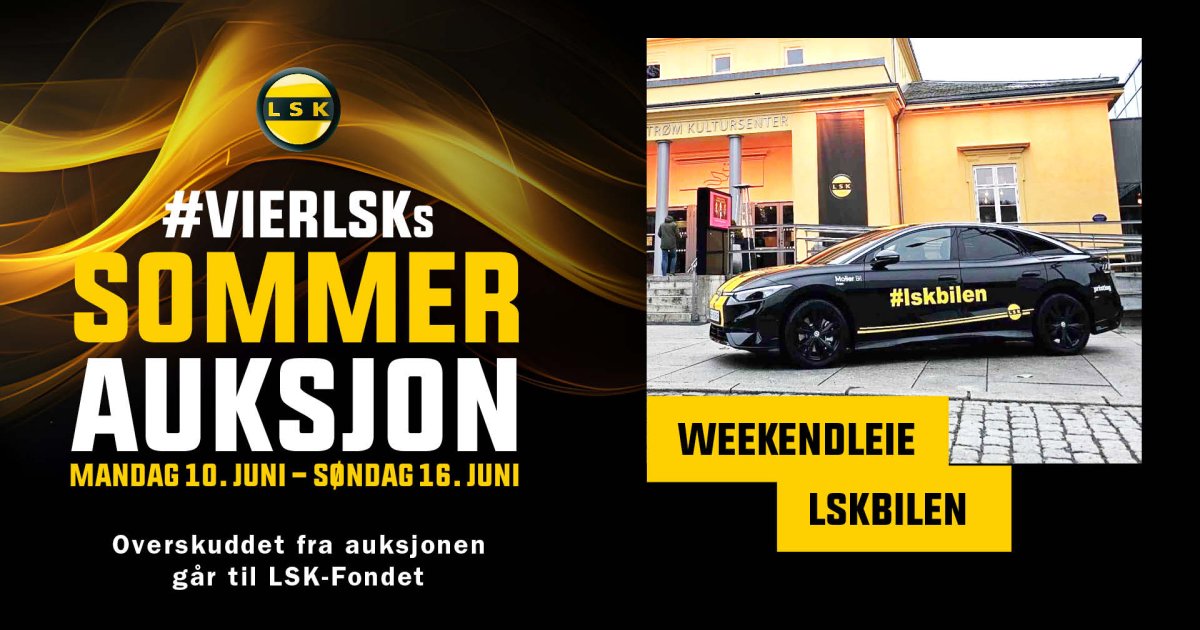 Sommerauksjonen er i gang: Over 150 produkter til salgs! / Lillestrøm